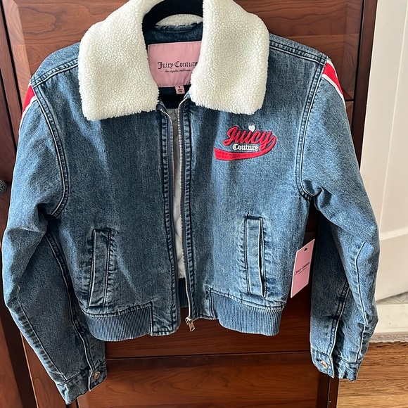 Juicy Couture | Jackets & Coats | Nwt Juicy Couture Jacket Denim Jacket ...
